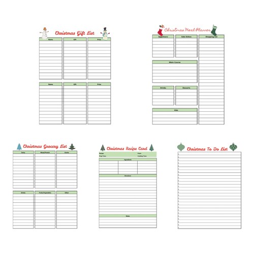 Christmas Card Tracker - Etsy