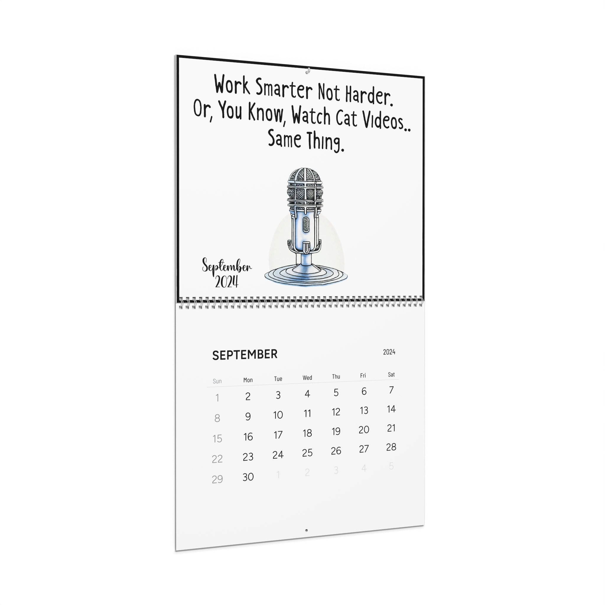 2024 Wall Calendar Funny Coworker Gift, Home Calendar Cuss Words Adult ...