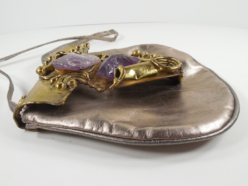 Signed Carvalhu Copa Collection Made in Brazil Brass and Amethyst ...