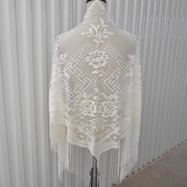 Wedding Lace Shawl - Etsy