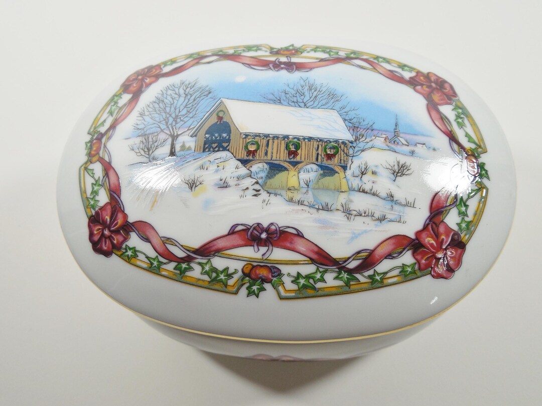 David Russel Artist Melodies of Christmas 1991 Heritage House Porcelain ...