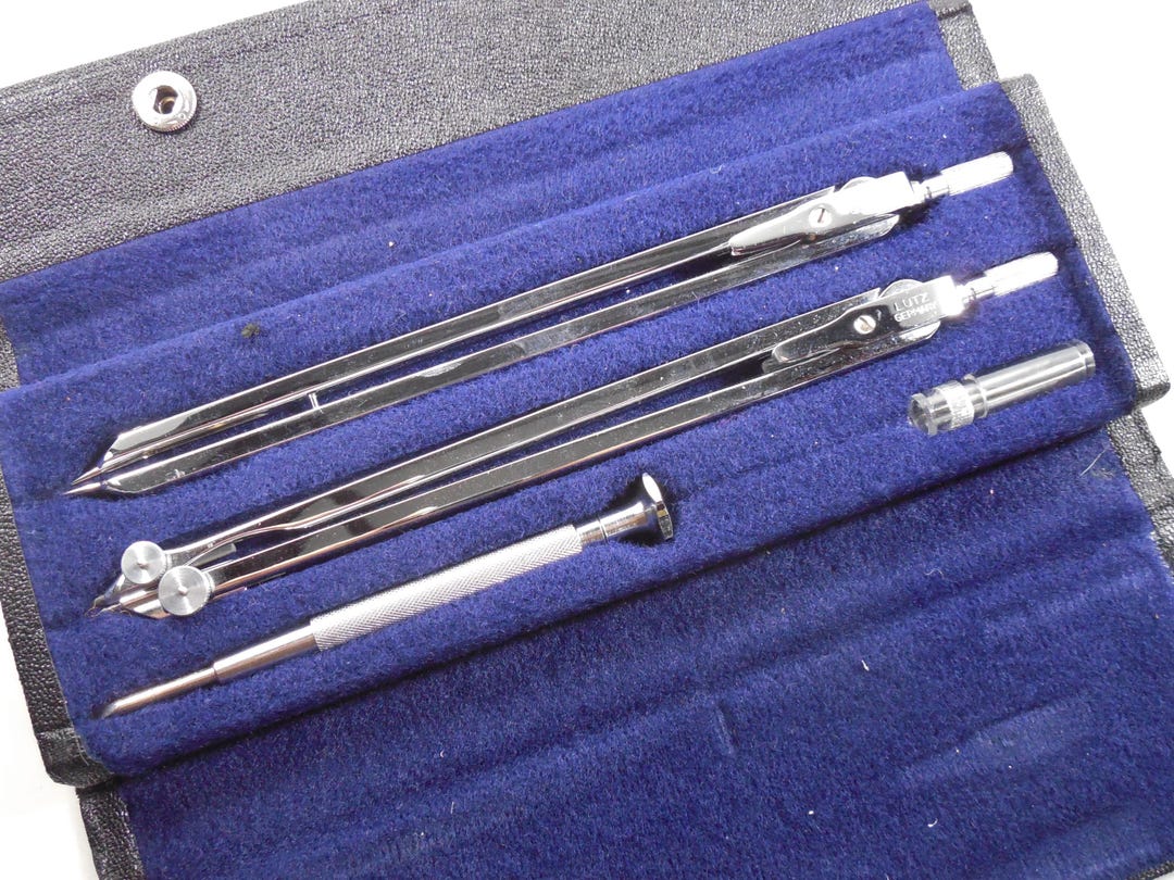 Lutz Germany Navigator's Plotting Instrument Set Technical Drawing ...