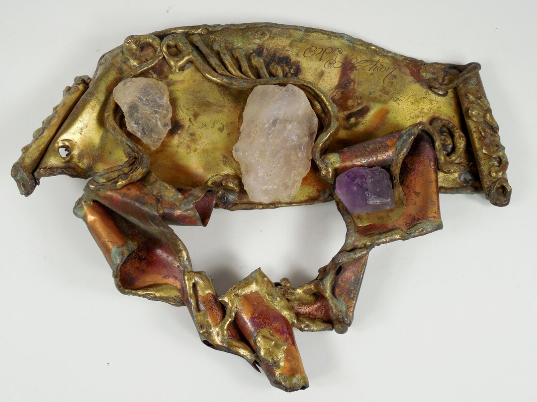 Signed Carvalhu Copa Collection Brazil Brass and Natural Uncut ...