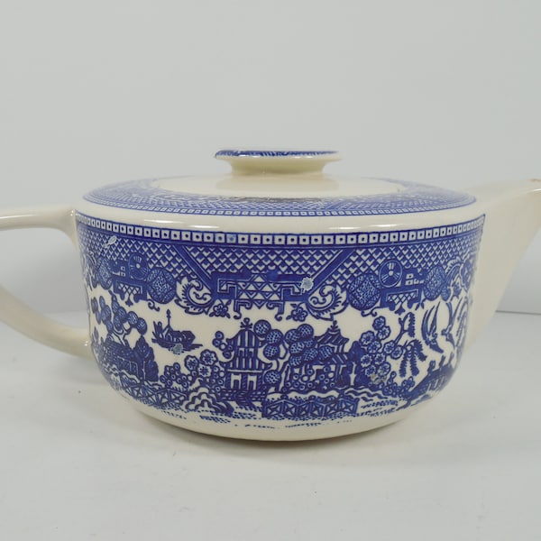 Blue Willow Teapot - Etsy