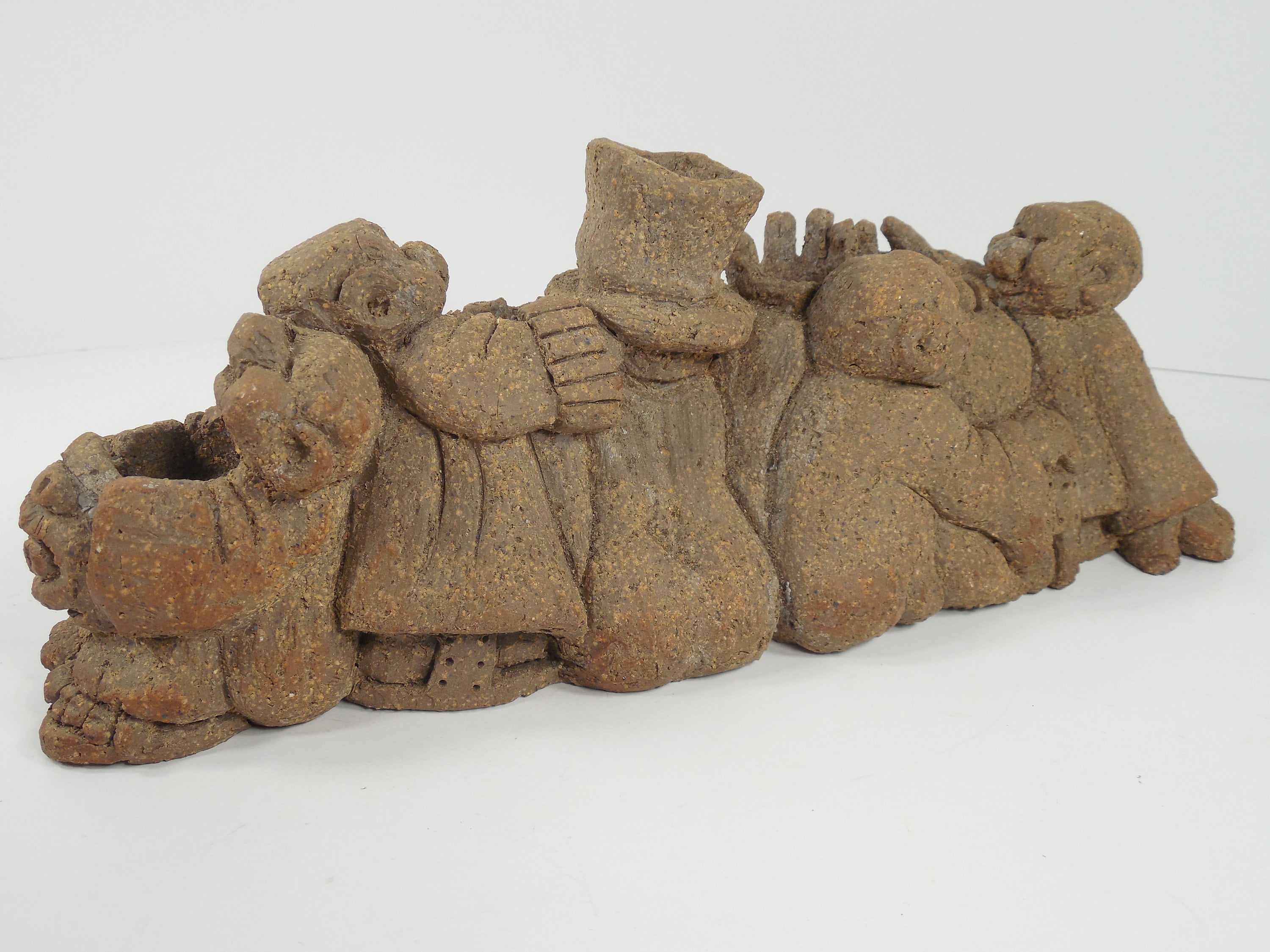 Sand Stone Clay Pottery Monk Sculpture Figurine Statue Candle ...