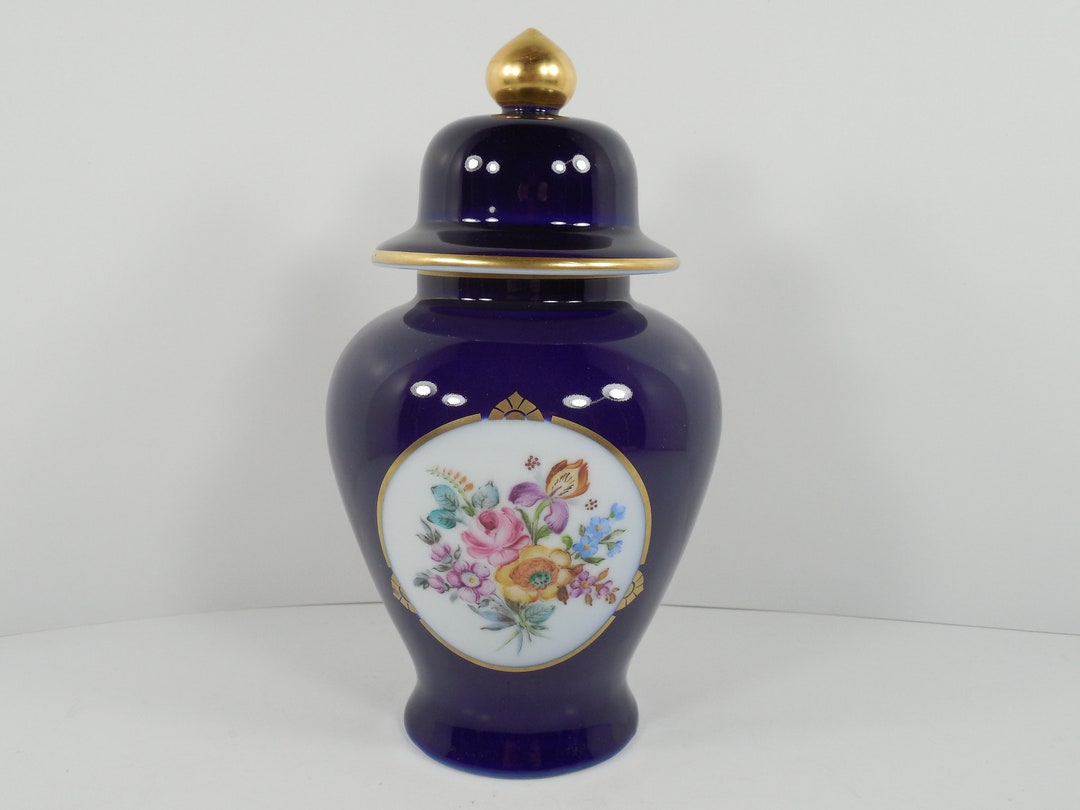 Haas Cajzek Ginger Jar Lidded Urn Czech Republic Handmade Fine ...