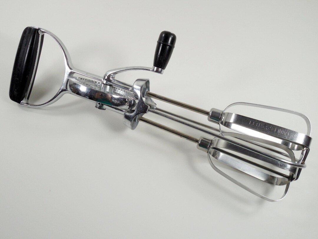 ECKO Best USA Mid Century MCM Hand Held Mixer Egg Beater Whisk Blender ...