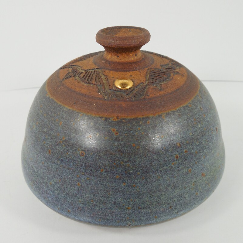 Brown Pottery Vase - Etsy