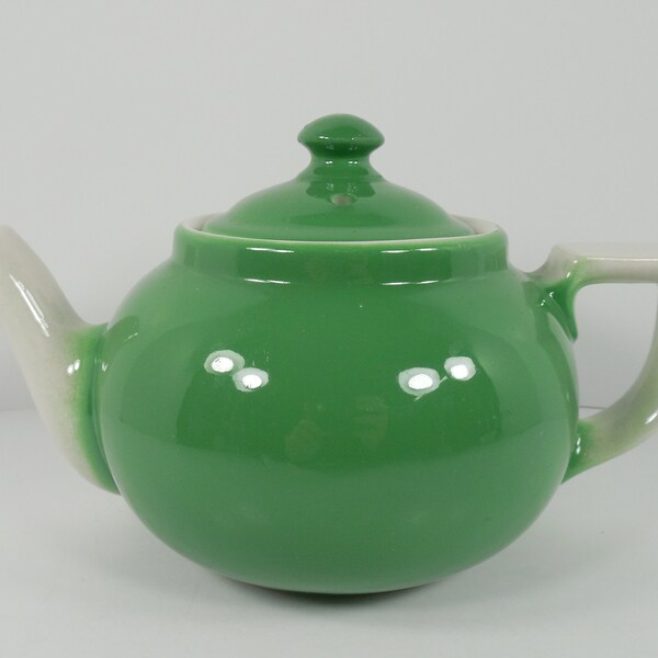 Green Teapot - Etsy