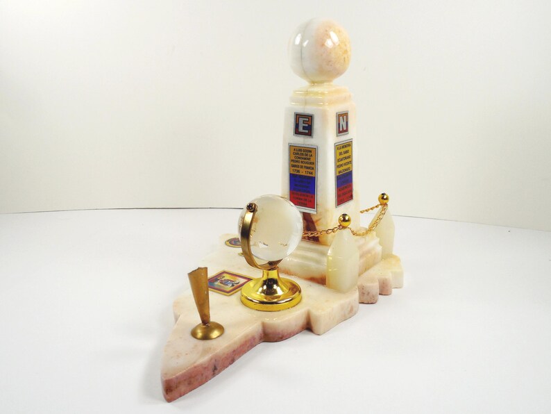 Mitad Del Mundo Ecuador Monument Miniature Replica Decorative Desk Pen ...