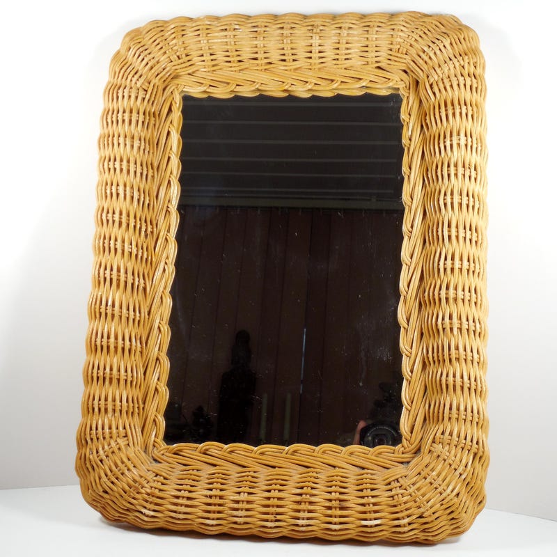 Bamboo Woven Mirrors - Etsy