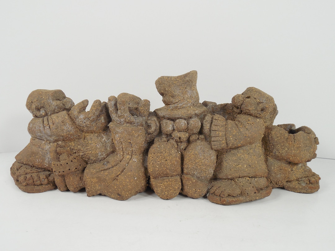 Sand Stone Clay Pottery Monk Sculpture Figurine Statue Candle ...