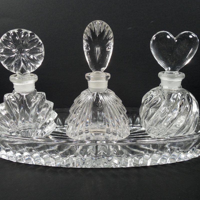 Glass Dresser Set - Etsy