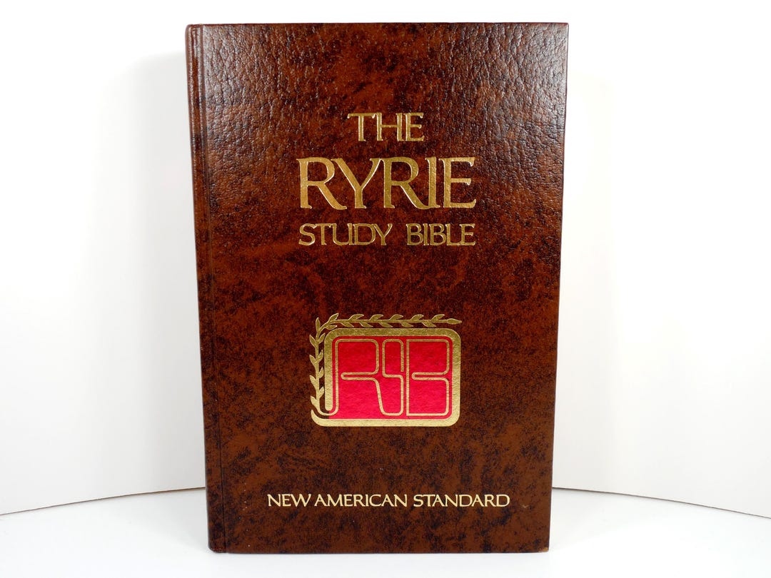 The Ryrie Study Bible New American Standard Translation 1978 Charles ...