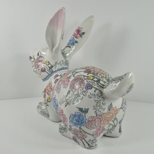 Mid Century 50s 60s Porcelain Large Life Size Rabbit Bunny Figurine ...