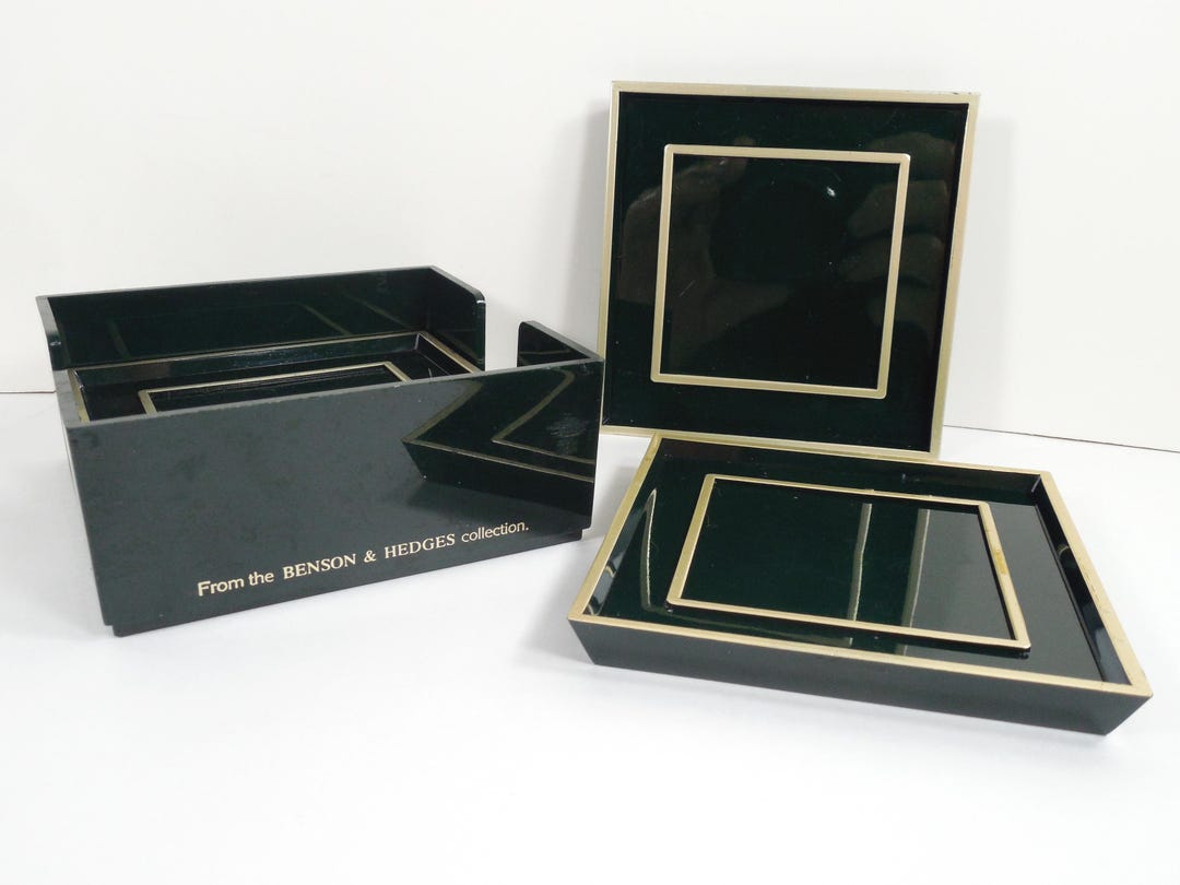 Benson & Hedges Green Gold Drink Coaster Set Phillip Morris 1980's ...