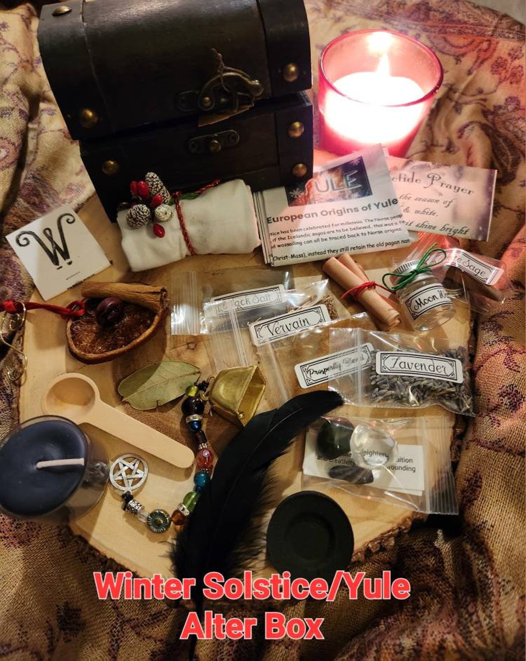 Altar Box, Travel Altar, Secret Altar, Sacred Altar, Witch Altar, Pagan ...