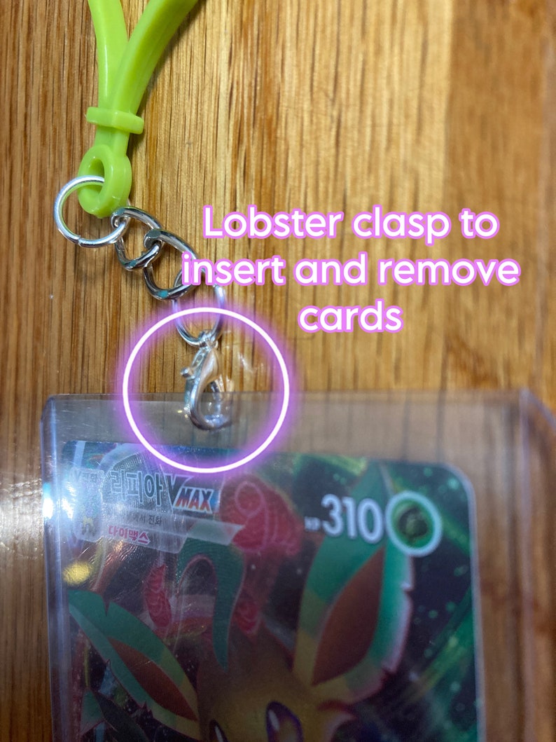 Trading Card Toploader Keychains (multiple Color Options!) - Etsy