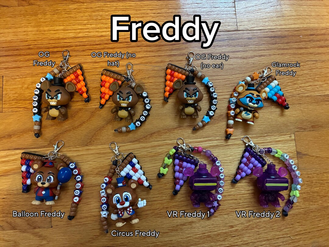 FNAF Mystery Mini Kandi Beaded Keychains! - Etsy
