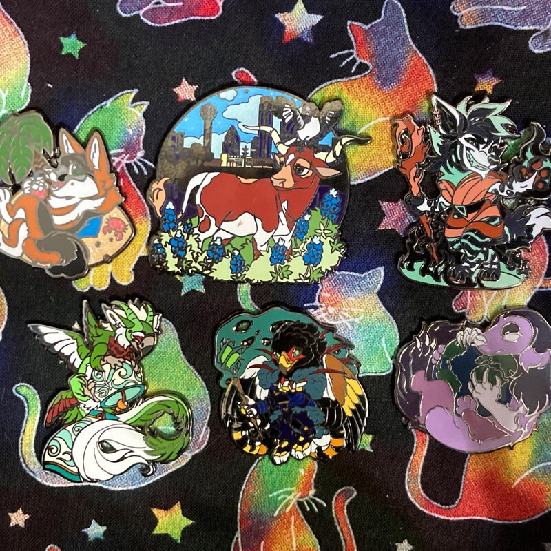 Furry Pins - Etsy