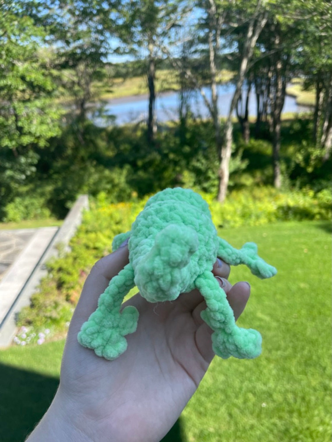 Crochet Pocket Lizard Plushie Amigurumi - Etsy