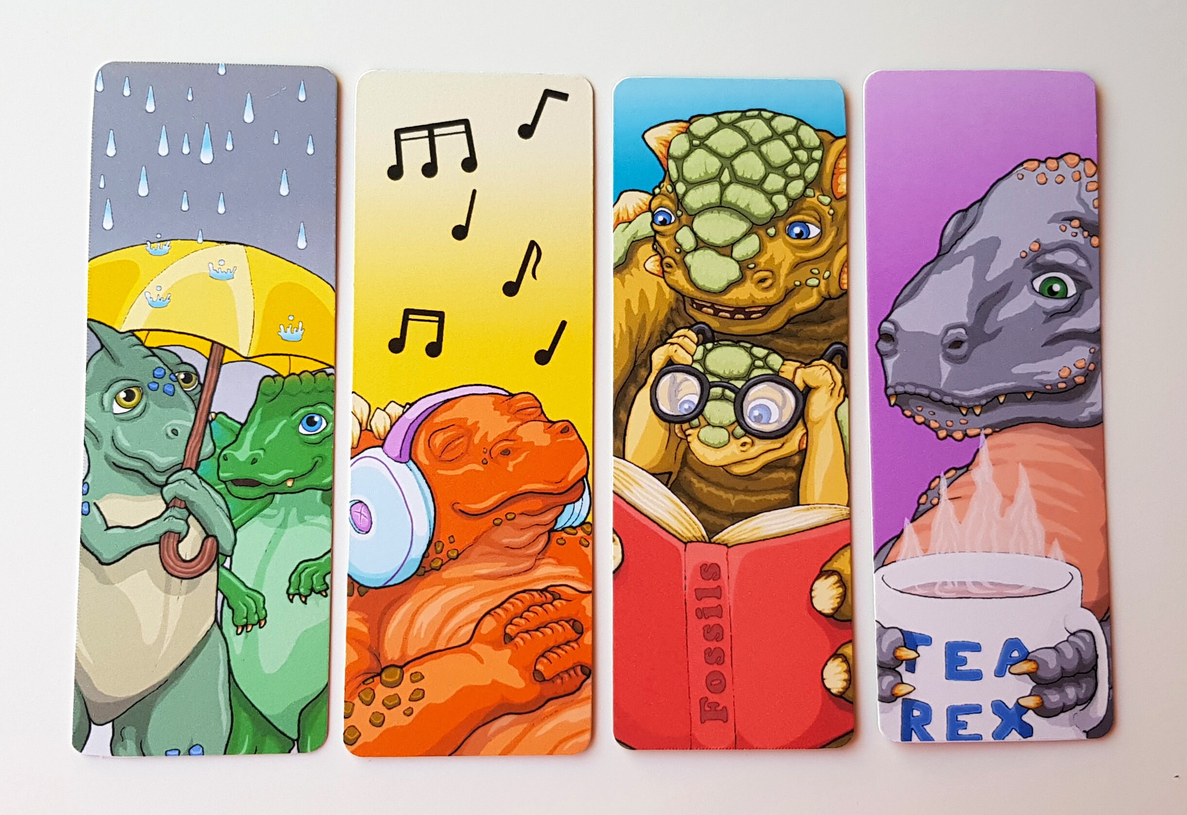 Dinosaur Bookmark Set | Cute Stationery | Quirky Bookmarks | Bookmark ...