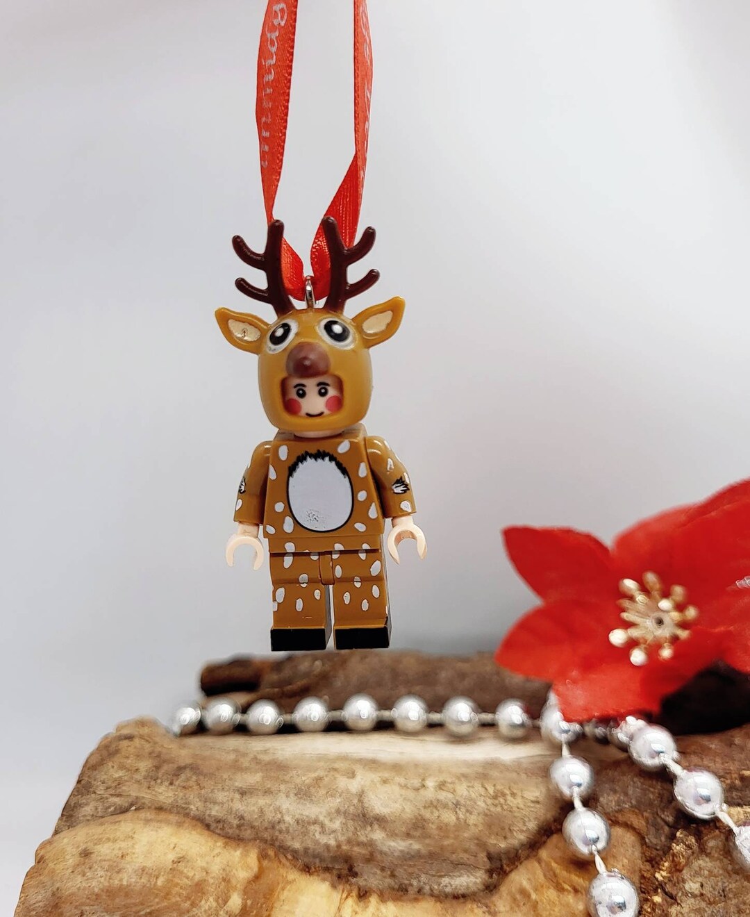 Novelty Brick Reindeer Christmas Decoration Name Gift Festive Unique ...