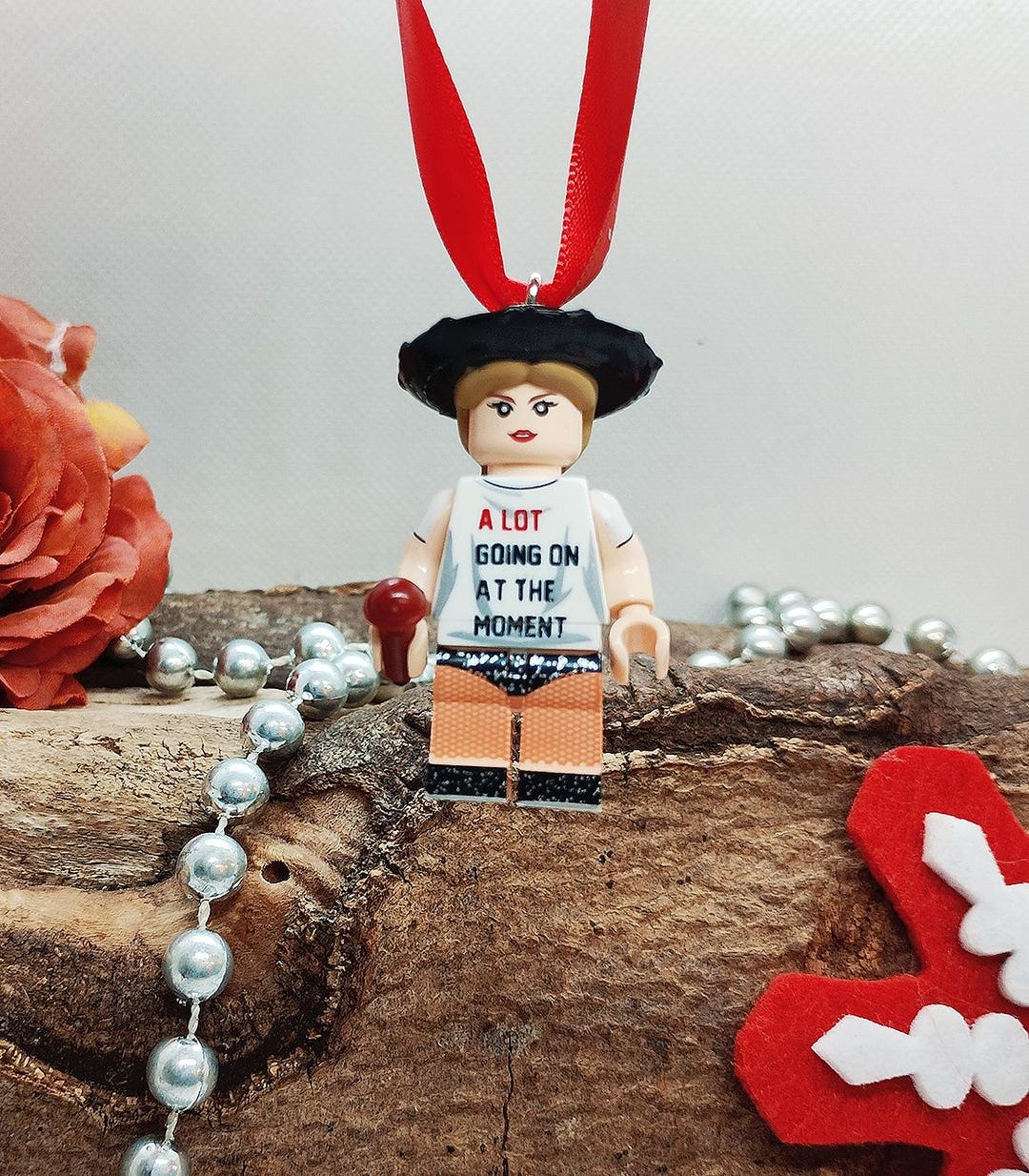 Novelty Brick POP STAR SINGER Christmas Decoration Fun Gift Name ...