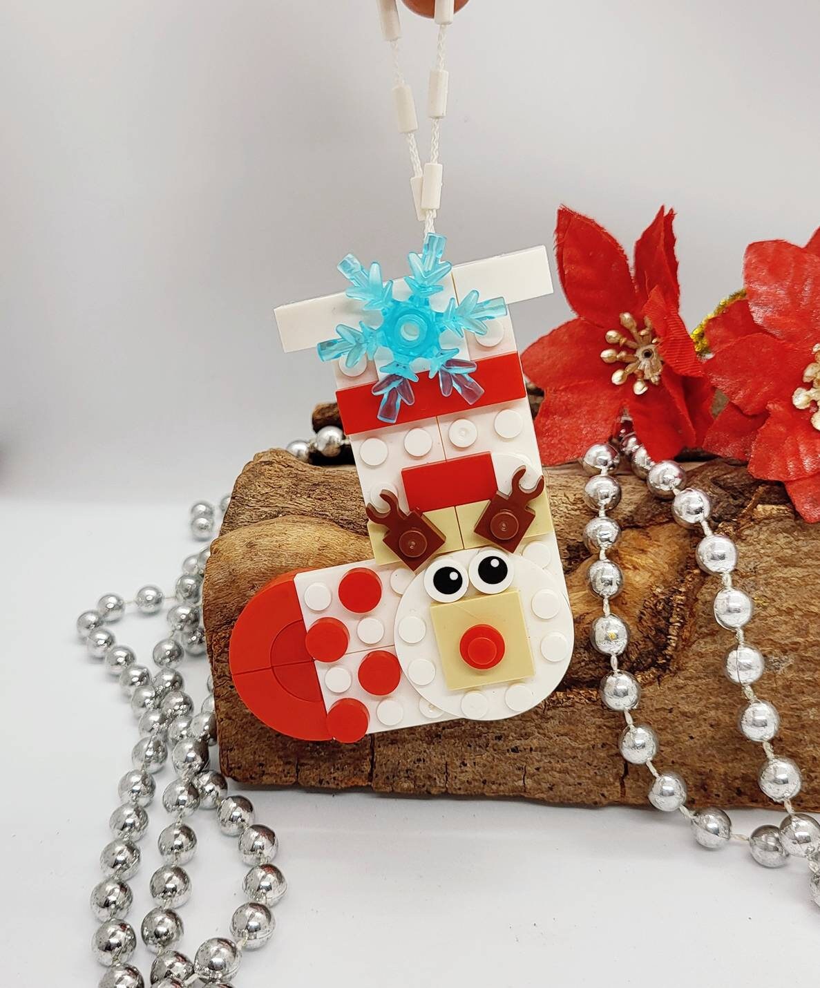 Build Your Own Novelty Brick Reindeer Stocking Christmas - Etsy