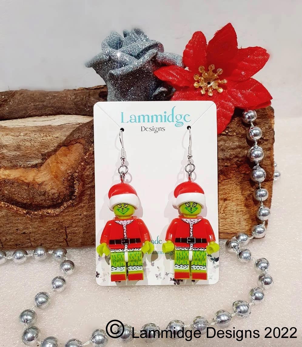 Christmas Flashing Earrings Etsy UK