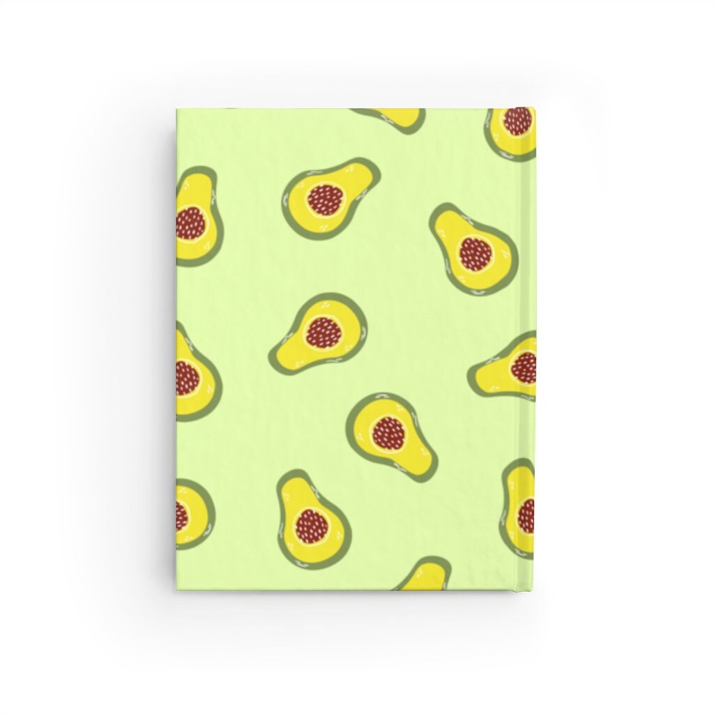 Avocado Journal Ruled Line Unique Journal Diary Avocado | Etsy