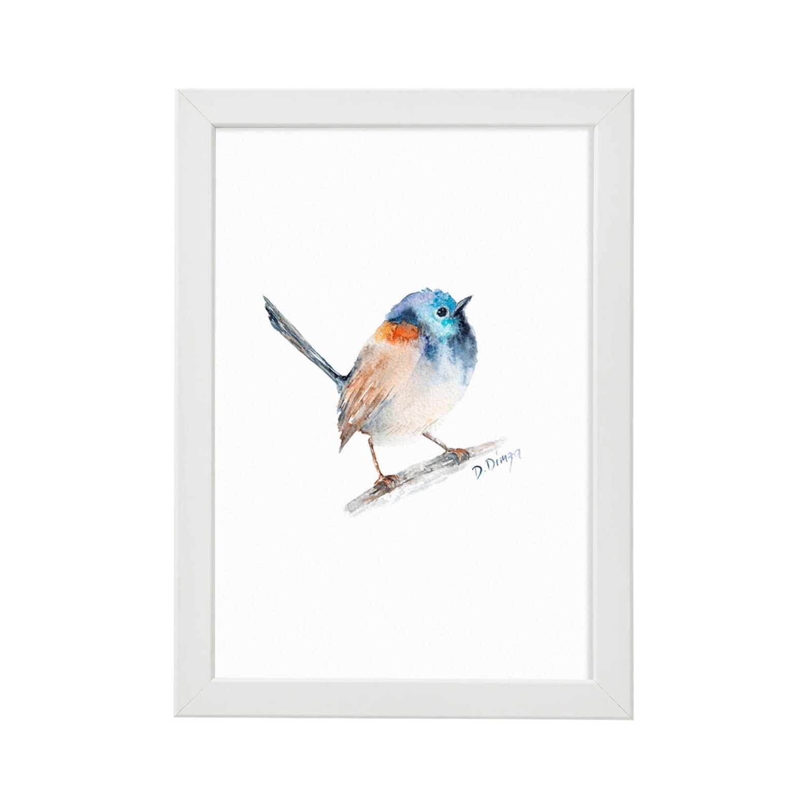 Choice of 8 Birds Prints With Frame From Original Painting With ...