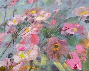 Art & Collectibles Oil Original oil painting on canvas of apple tree ...