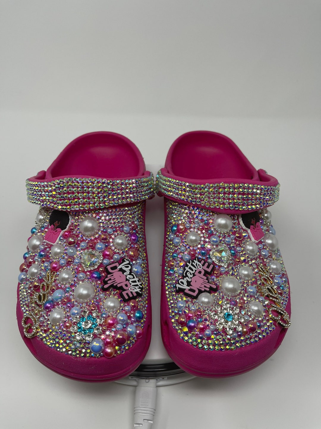 Customized Bedazzled Crocs - Etsy