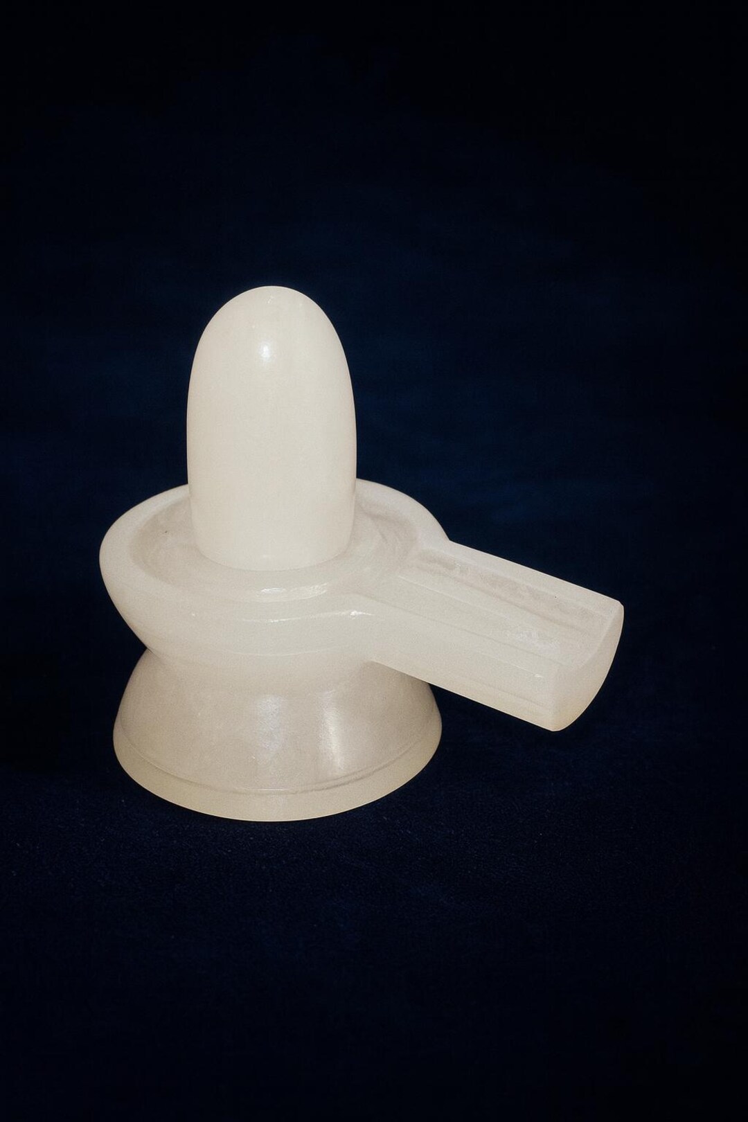 Natural Sphatik Crystal Shiva Lingam Set (2 Pieces) | Handmade Quartz ...