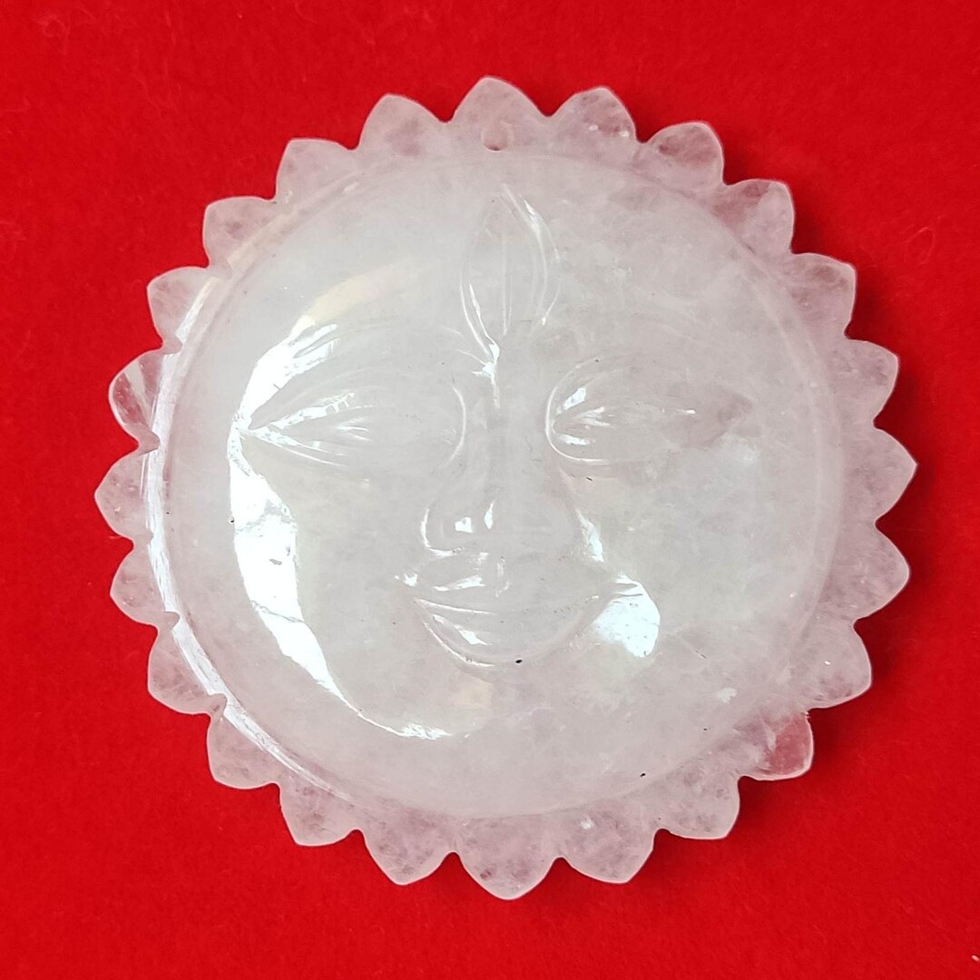 Hand-carved Quartz Crystal Sun God Idol | Surya Dev Murti, Vastu Decor ...