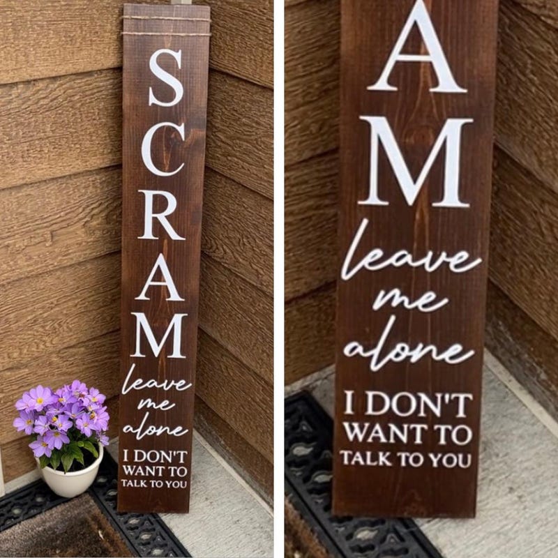 Dont Talk to Me Office Sign - Etsy