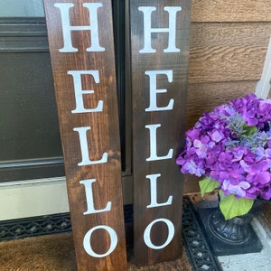 Oh Hello Porch Sign Welcome Porch Sign - Basic Welcome - Farmhouse ...