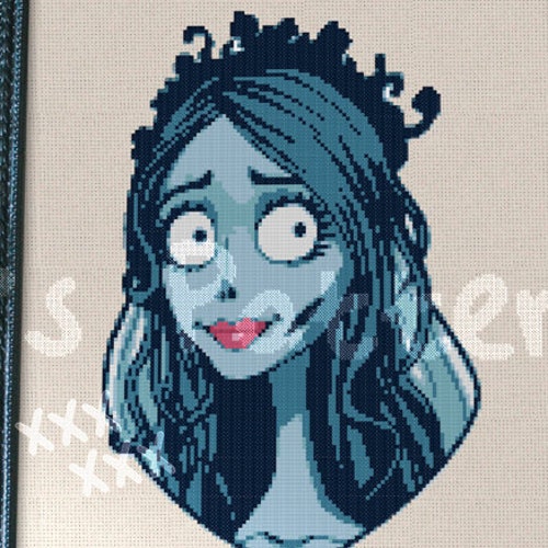 Corpse Bride Wedding Vows Cross Stitch Pattern | Etsy