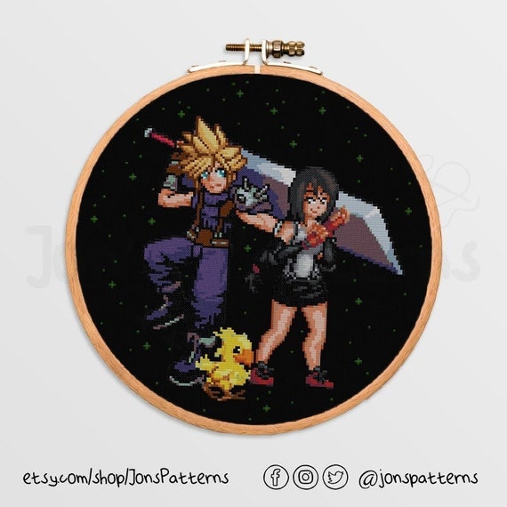 Final Fantasy VII Cross Stitch Pattern instant Download | Etsy