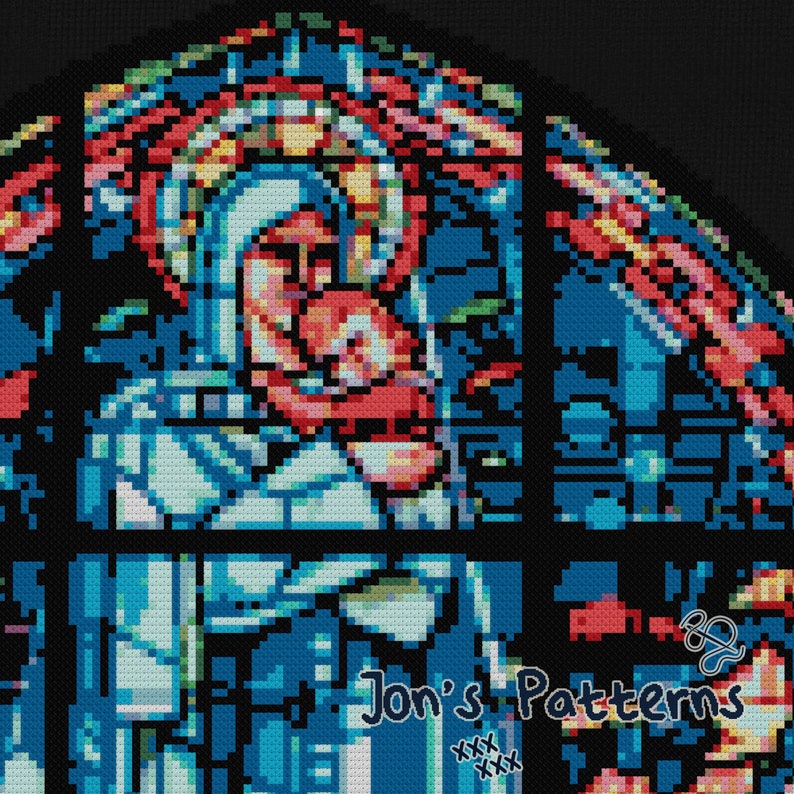 Airborne Stained Glass | Cross Stitch Pattern [instant Download PDF] - Etsy