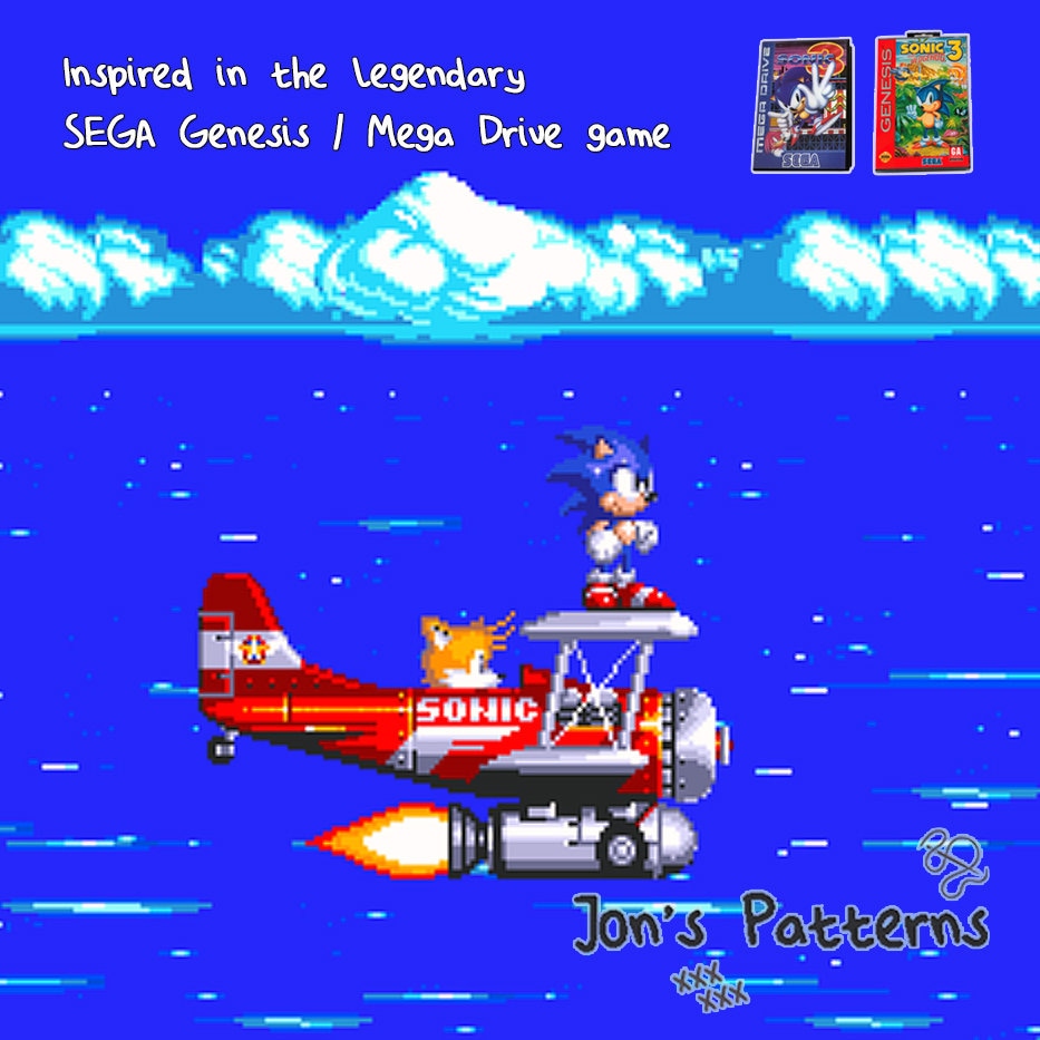 Sonic & Tails | Cross Stitch Pattern [instant Download PDF] - Etsy