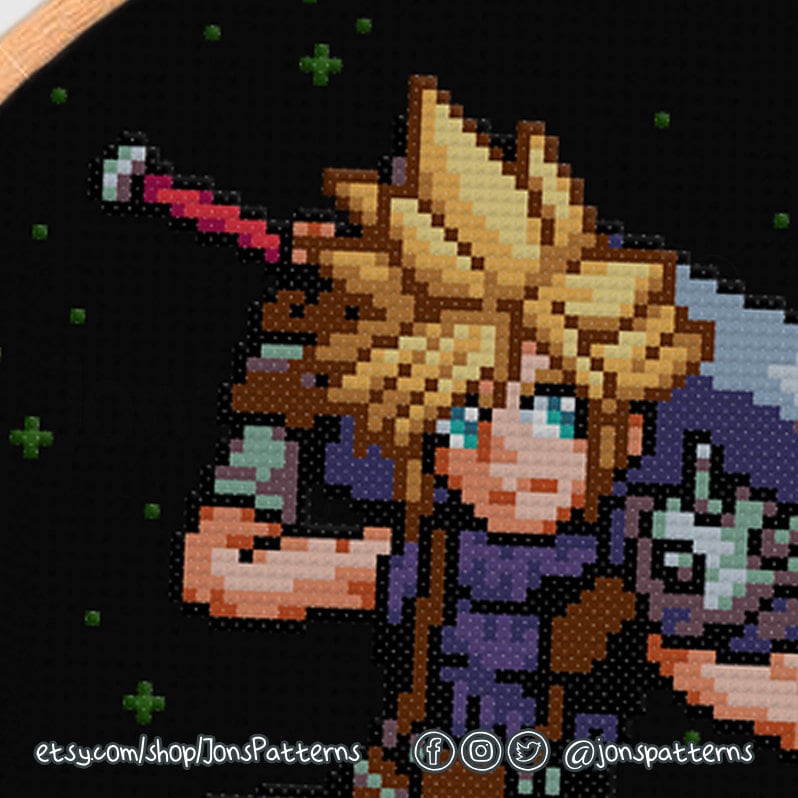 Final Fantasy VII - Cross Stitch Pattern [instant Download PDF] - Etsy