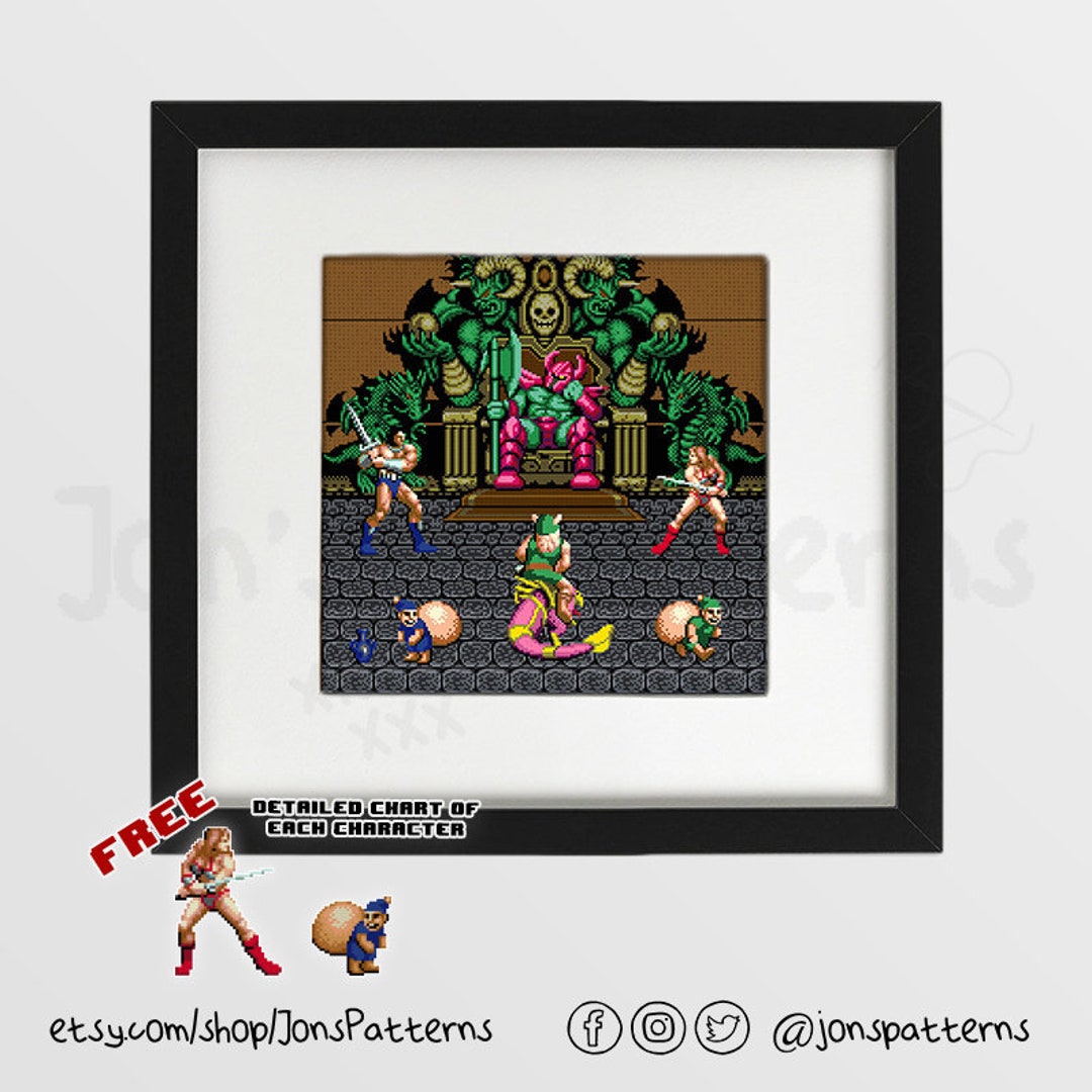 Golden Ax | Cross Stitch Pattern [instant Download PDF] - Etsy