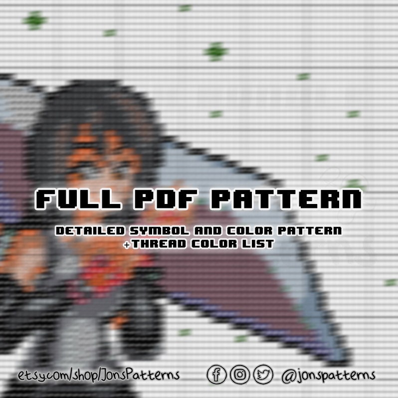Final Fantasy VII - Cross Stitch Pattern [instant Download PDF] - Etsy