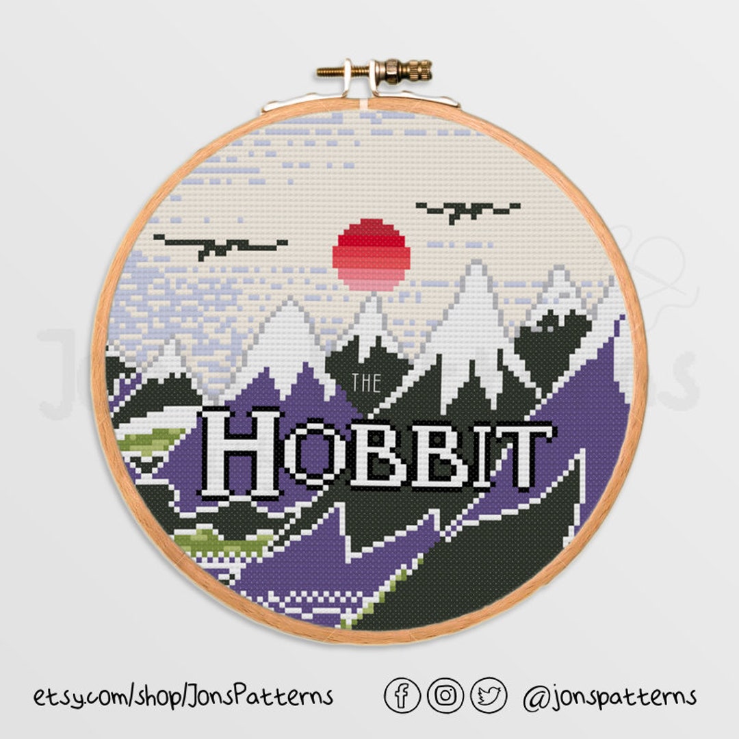The Hobbit Cross Stitch Pattern instant Download PDF - Etsy
