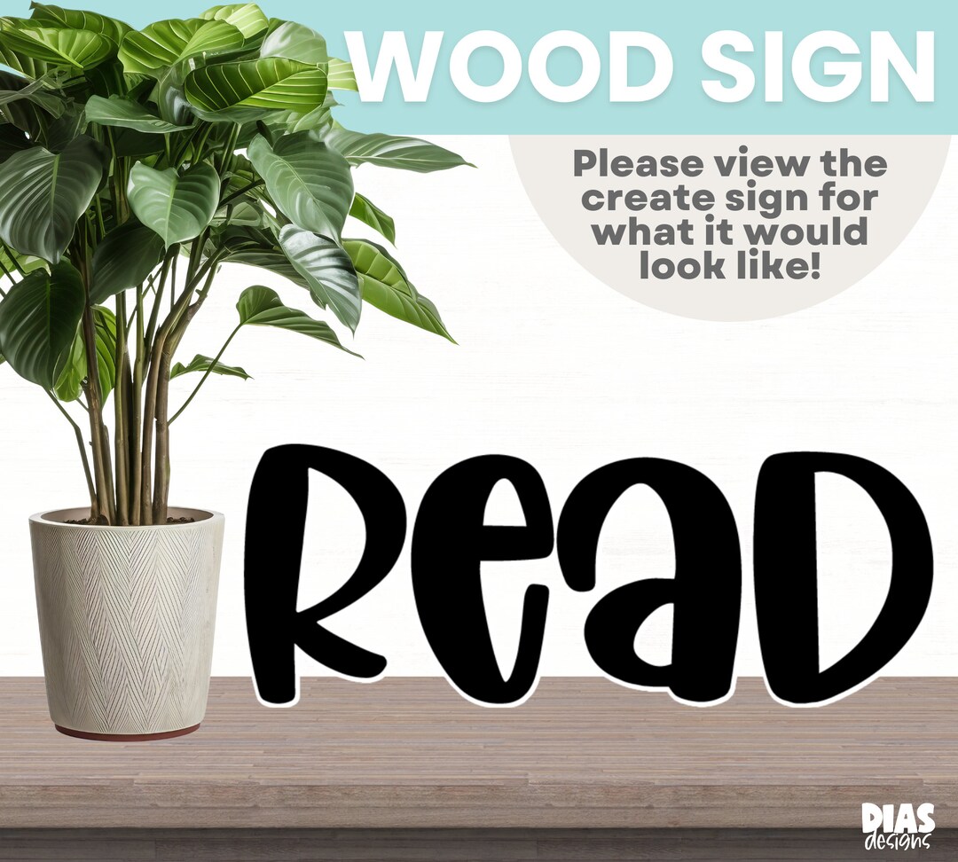 READ Standing Sign; Classroom Decor; Teacher Desk Decor; Teacher Gifts ...