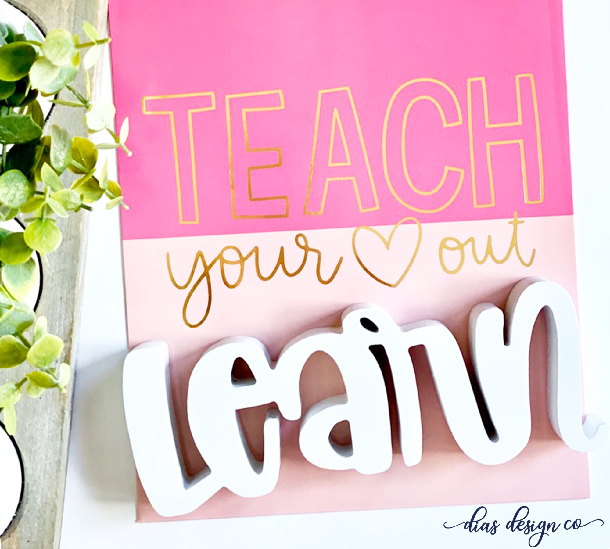 Learn Standing Sign; Classroom Decor; Teacher Desk Decor; Teacher Gifts ...