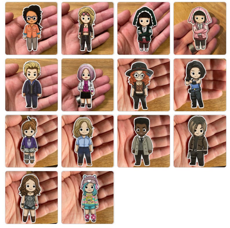 Dead by Daylight Survivor Stickers: Cute Chibi Gaming Decals - Etsy