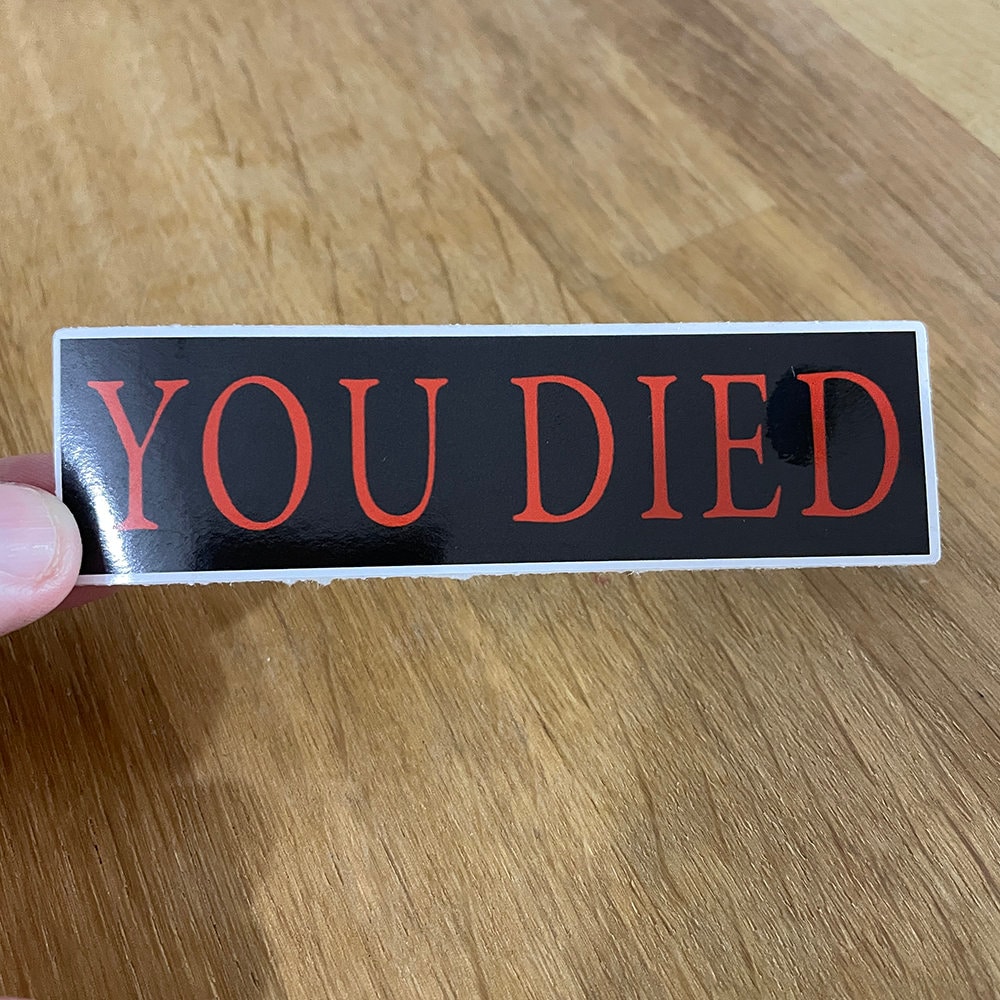 Dark Souls Stickers, Video Game Quotes, Funny RPG Decals - Etsy